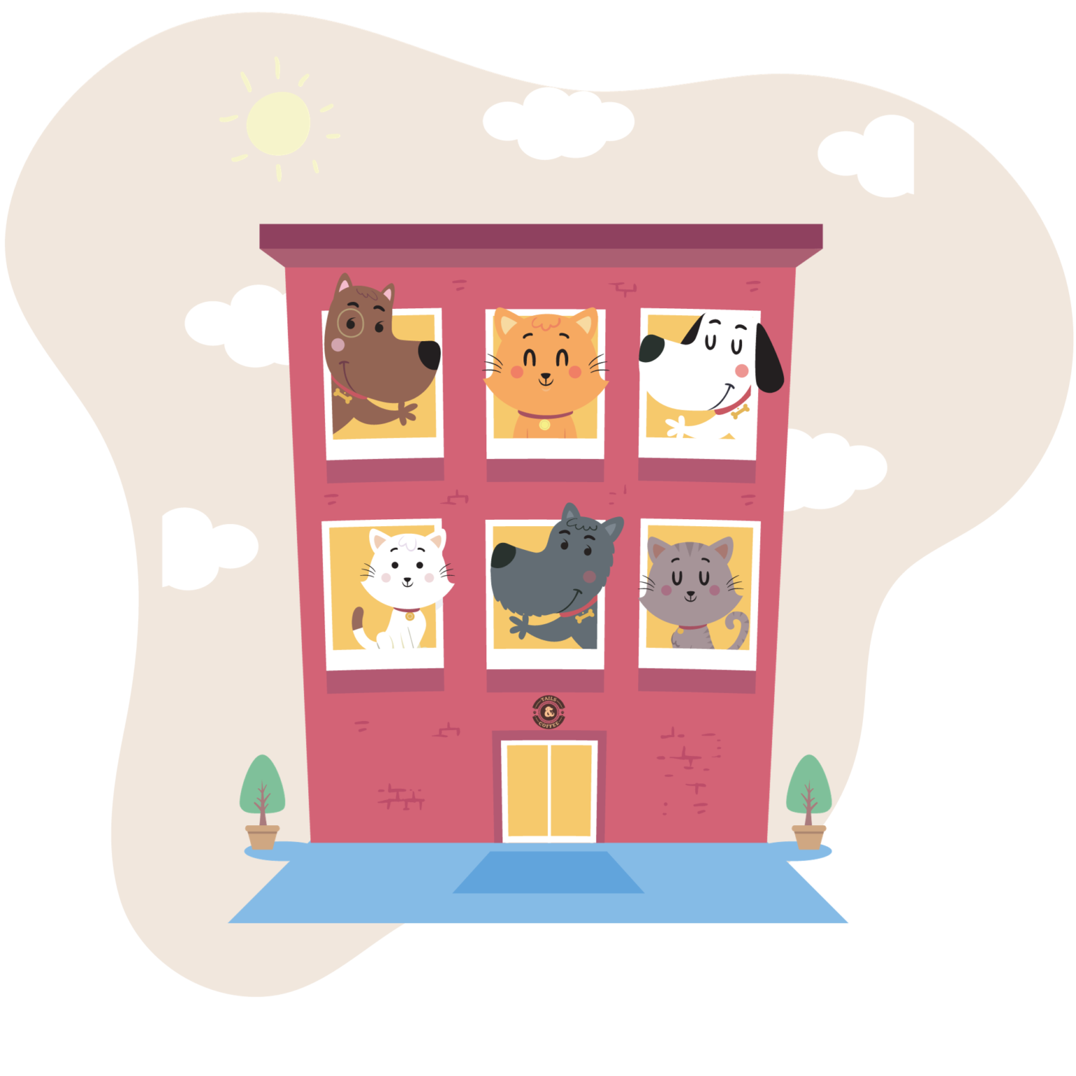 Pet Experience Center in Gurgaon - Tails & Coffee